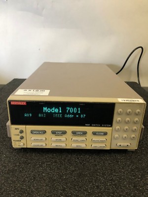 Data Acquisition Systems - Keithley 7001 Switch System