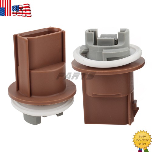 2PCS Bulb Sockets Headlamp Parking Turn Signal Brake Tail Light for ...