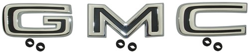 1968-1972 GMC Truck Hood Emblem Letters Set Chrome | 68-16721-FCG ...