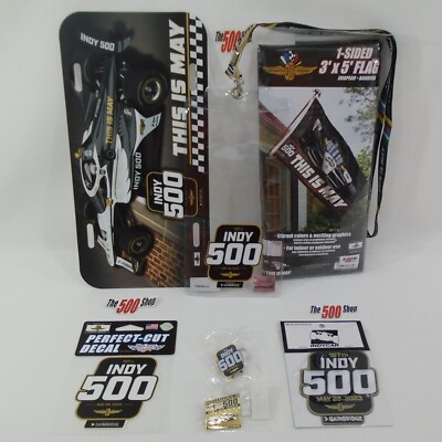 2023 Indy 500 Fan Pack Event Car Mount Pin Patch Flag Decal Lanyard ...
