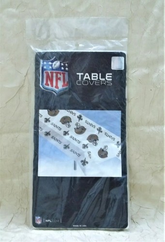 New Orleans Saints Plastic Table Cover 54" x 108" NFL Great For Party ...