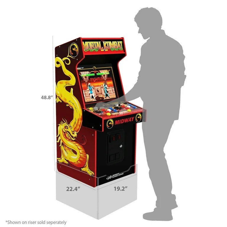 Arcade 1UP Mortal Kombat 30th Anniversary Legacy 14 Games W/ Rare ...