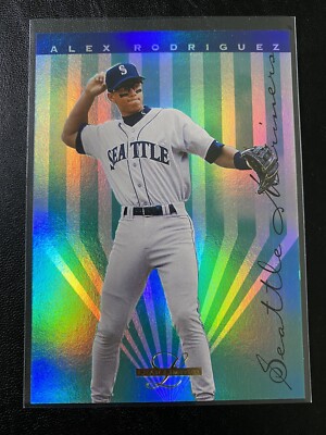 PRISM FOIL - 1995 Leaf Limited #14 Alex Rodriguez Baseball Card BEAUTY ...
