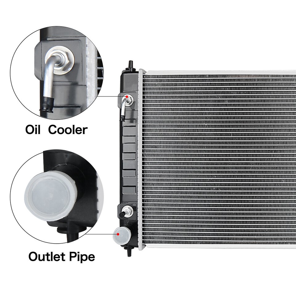 Radiator + AC Condenser for 2007-2018 Nissan Altima 2009-2019 Maxima 2 ...