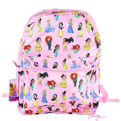 Pink Disney Princesses School Backpack | eBay