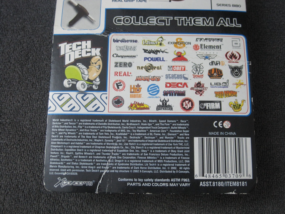 Hook Ups Tech Deck skateboard 96mm fingerboard Generation 9 vintage ...