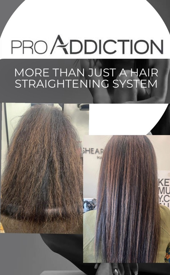 Pro Addiction Intro Kit Purple Straightening System for Color Treated ...
