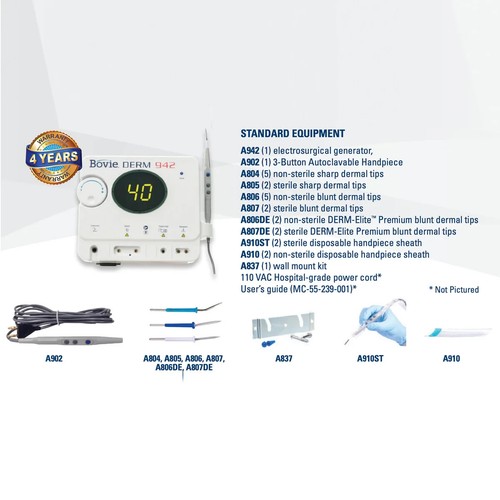 Bovie A942 Electrosurgical Generator 40W High Frequency, w/Accessories ...