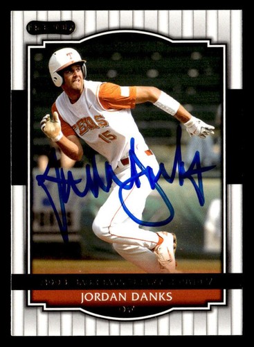 Jordan Danks signed auto 2008 Razor Signature Series #67 card | eBay