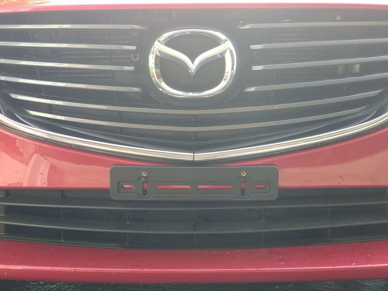 Front License Plate Tag Holder Mounting Bumper Kit Bracket for MAZDA ...