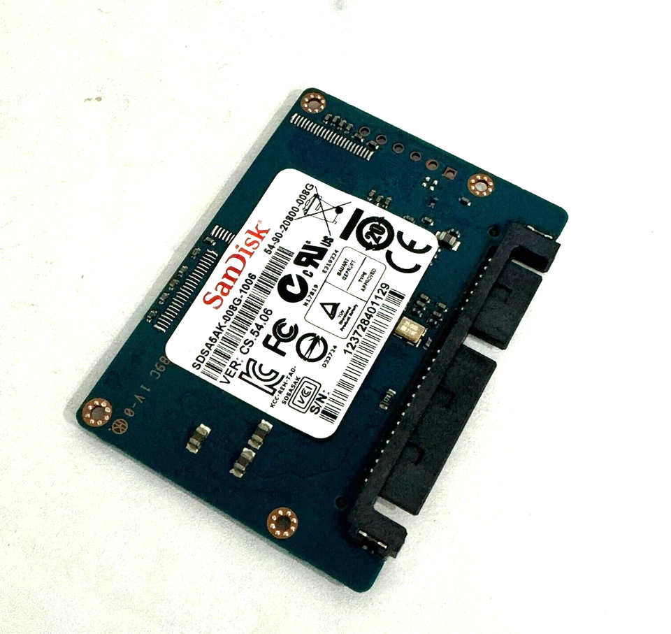 SanDisk 8GB SATA SSD SDSA5AK-008G-1006 Half Slim Drive | eBay