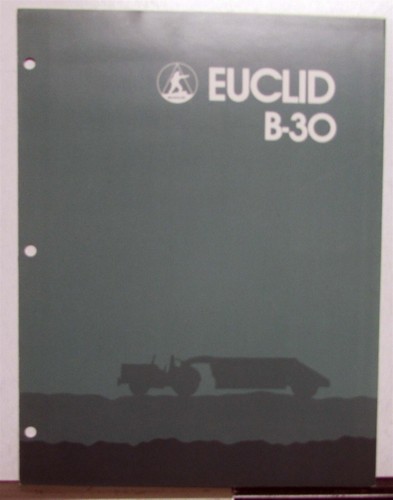 1982 Euclid B-30 Engine Diagrams Construction Specifications Sales ...