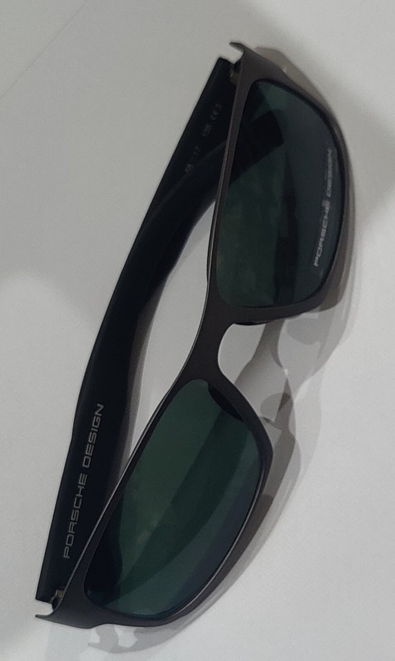 PORSCHE DESIGN Sunglasses P'8550 C Gunmetal & Grey Green Lenses 58-17 ...