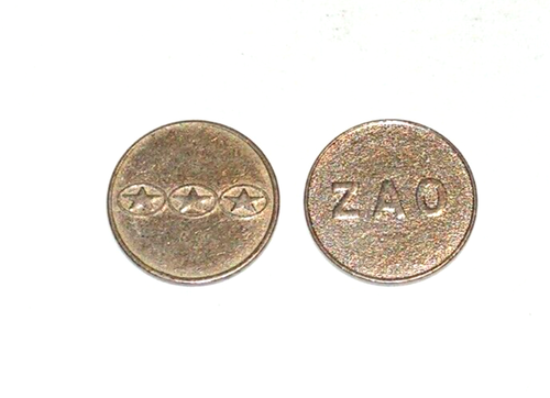 Lot of 2 Vintage Unknown Slot Machine Game Gambling Coins 777 Gaming ...