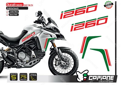 Adhesive Graphics Side DUCATI MULTISTRADA ENDURO 1260 - DUC EN Z4 | eBay