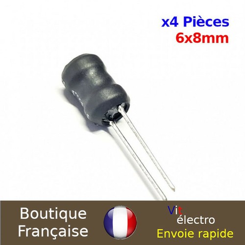 x4 Pcs Inductance de puissance Radiale 100UH 6X8mm 7699C | eBay