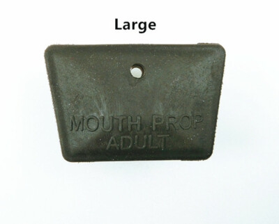 1pcs Dental Black Mouth Prop Bite Block Adult-Large Latex Free Strong ...