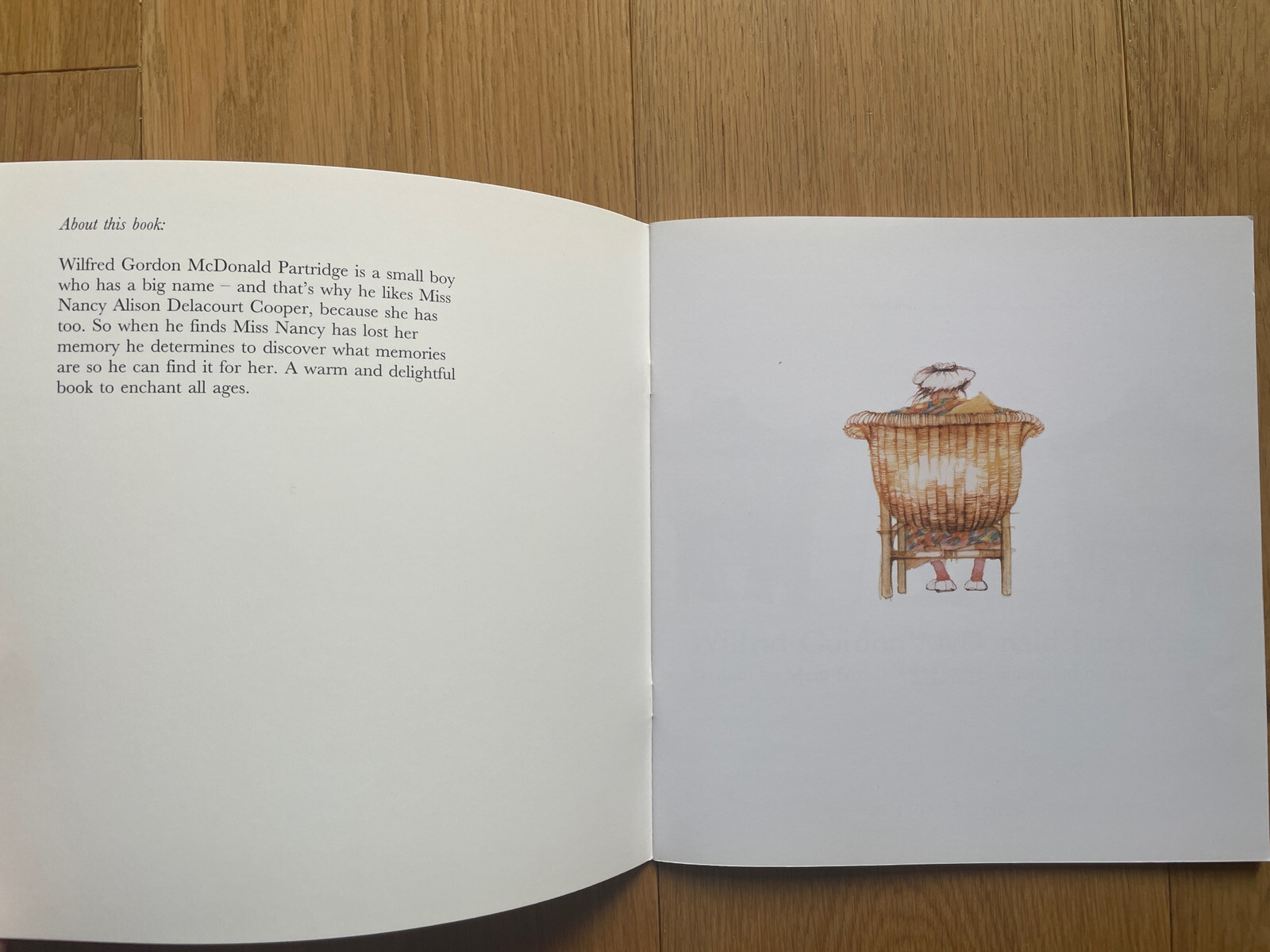 Wilfrid Gordon McDonald Partridge by Mem Fox & Julie Vivas 1987 1st ...