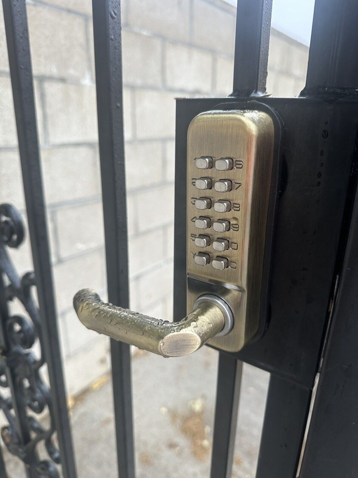 Mechanical Code Combination Keyless Double Side Entry Gate Door Lock ...