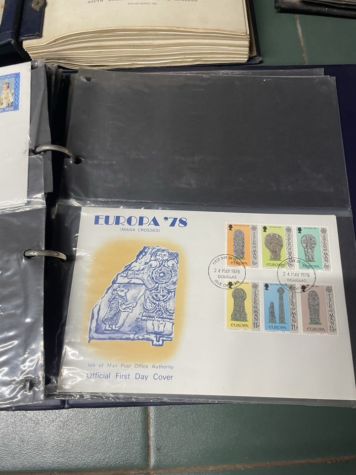 First Day Cover Stamps Huge Collection Plus Stamp Albums And Loose ...