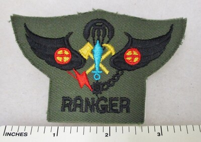 ROK KOREAN AIRBORNE RANGER PATCH Original Vintage KOREA Made | eBay
