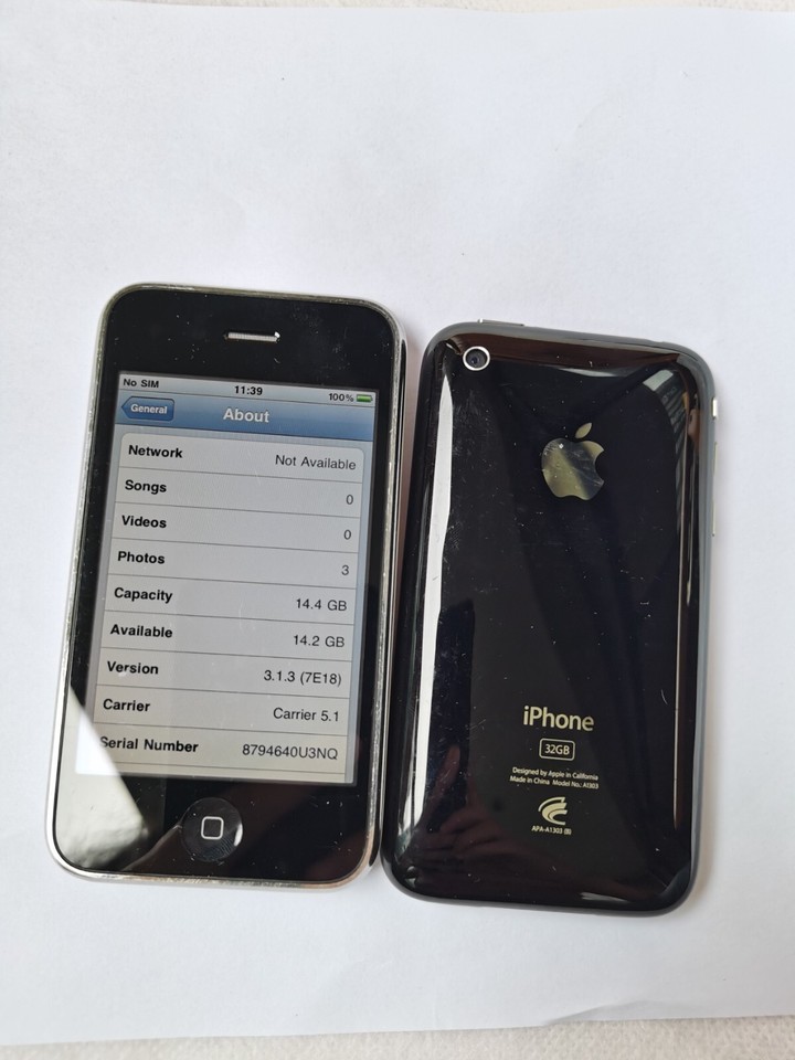 iOS 6 Apple iPhone 3GS - 8G 16G 32GB (Unlocked) A1303 (GSM) | eBay