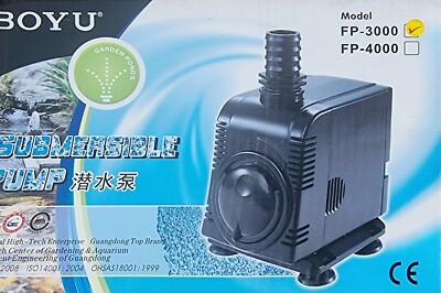 Boyu FP 3000 pond pump submersible 3.5M Head height | eBay Australia