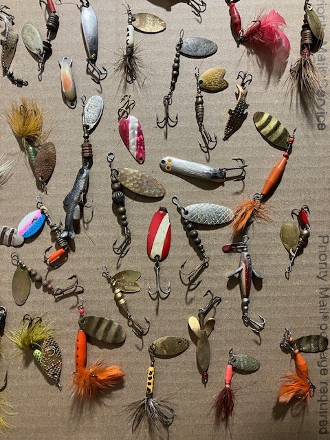 Huge Lot 100+ TROUT FISHING Spinners & SPOONS Most VINTAGE Over 100 ...
