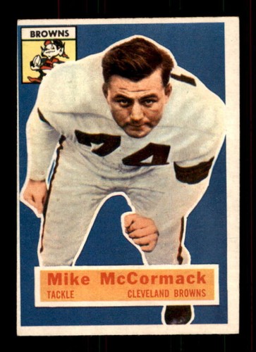 1956 Topps #105 Mike McCormack VGEX Browns 543784 | eBay