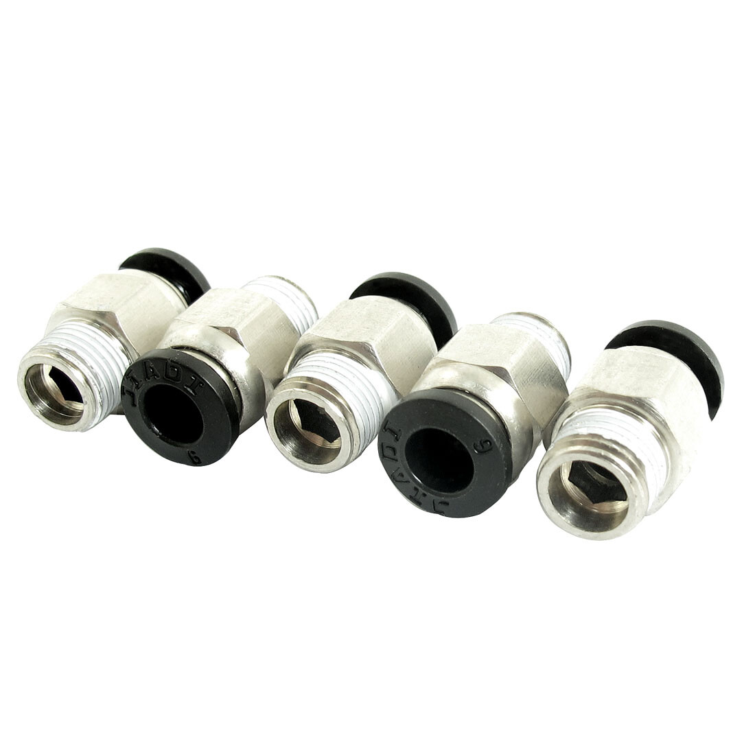 Pneumatic Fittings 6mm Tube to 1/8BSP Male Straight Connector Convertor ...