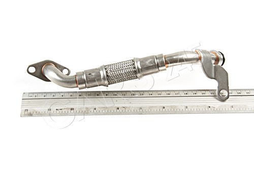 Genuine BMW E60N E61N E71 Turbocharger Oil Supply Outlet Pipe OEM ...