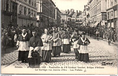 45 ORLEANS - Funerailles de S-E Cardinal Touchet, eveque d'Orleans PAST ...