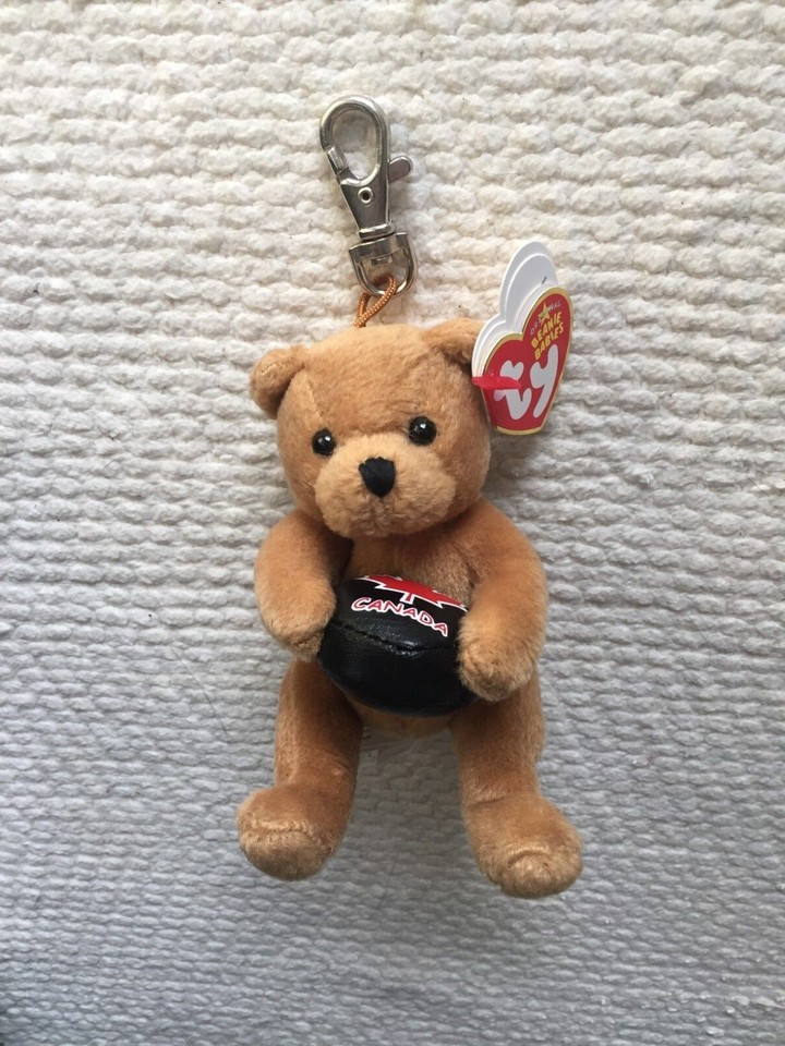 Rare Set of Ty Sports Beanie Babies Blitz, Deke, Hoops, Shortstop ...