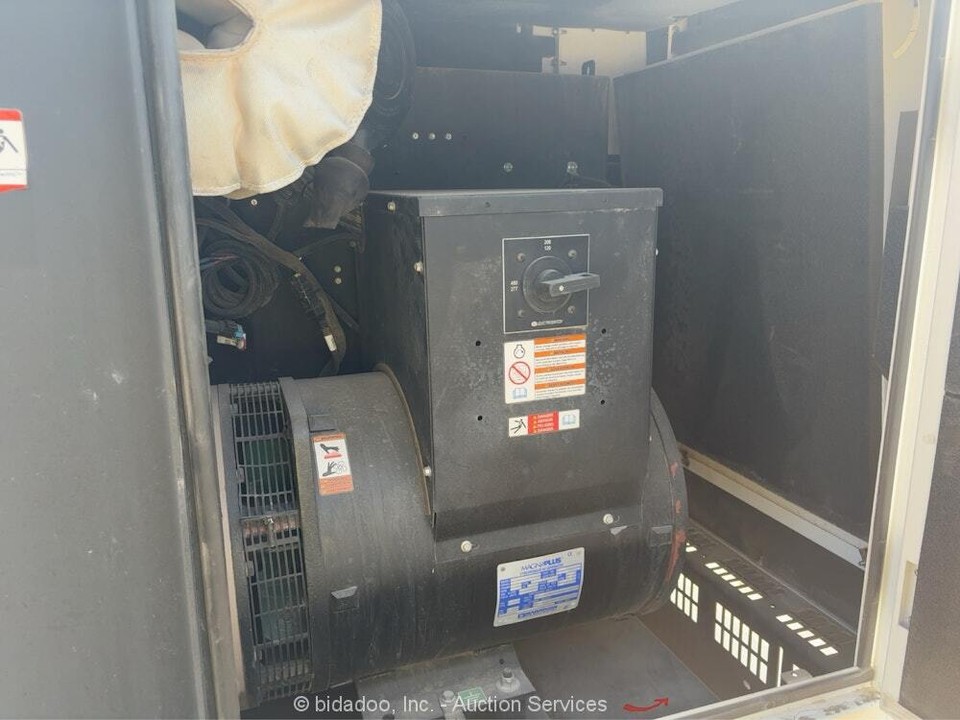 2017 Generac Magnum MMG75D 56kW Towable Generator 77kVA Genset -Parts ...