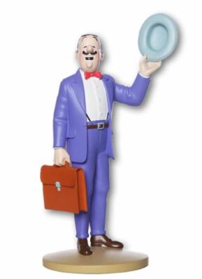 Figure Collection Tintin, Serafin Brass With Suitcase 14cm Moulinsart ...