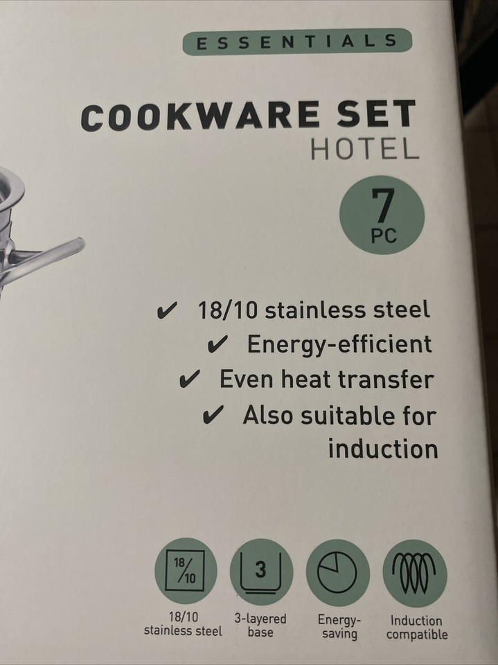 Berghoff Hotel 7pc Stainless Steel Cookware Set | eBay