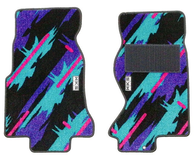 HKS Genuine OEM 50th FLOOR MAT FRONT SET OIL COLOR For RHD GXPA16 GR ...