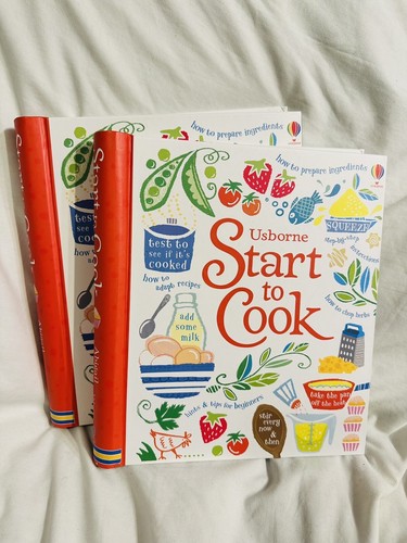 Usborne Start to Cook 2017 Spiral Kids Cookbook Tab Hardcover NEW Gift ...