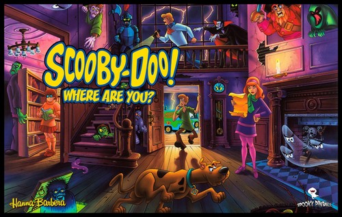 Scooby Doo Pinball Alt Trans HIGHEST QUALITY RESOLUTION! | eBay