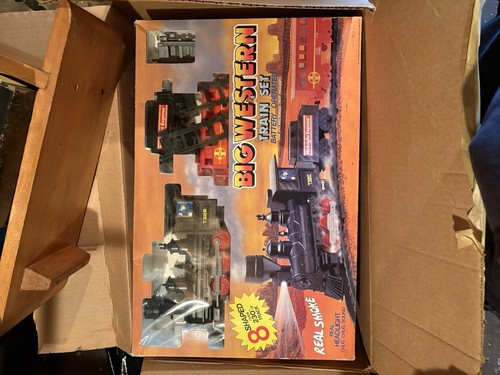 Big Western Train Set Still In Original Box. Vintage Toys, Trains ...