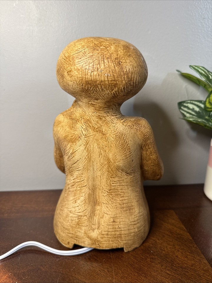Vintage 1980's Handmade Ceramic E.T. Extra-Terrestrial Rare Night Light ...