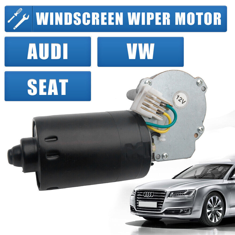 12V Front Windscreen Wiper Motor For GOLF MK4 BORA VW PASSAT SEAT SKODA ...
