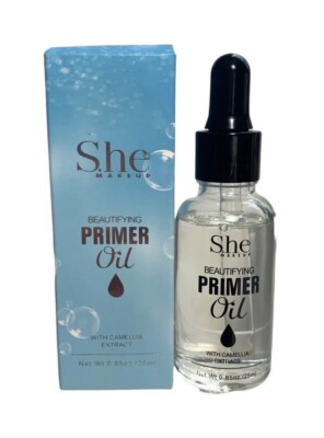 Primer She Make Up Beautifying Hydra Moist&Bright Face Oil Primer With ...