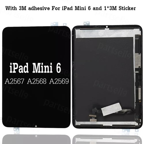 Pour iPad Mini 6 (6E Gén) (2021) (A2567, A2568, A2569) Écran LCD ...
