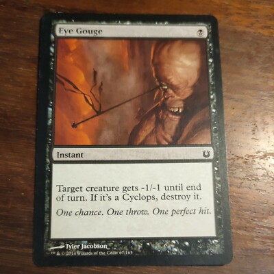 EYE GOUGE Born of the Gods MTG Black Instant Com | eBay