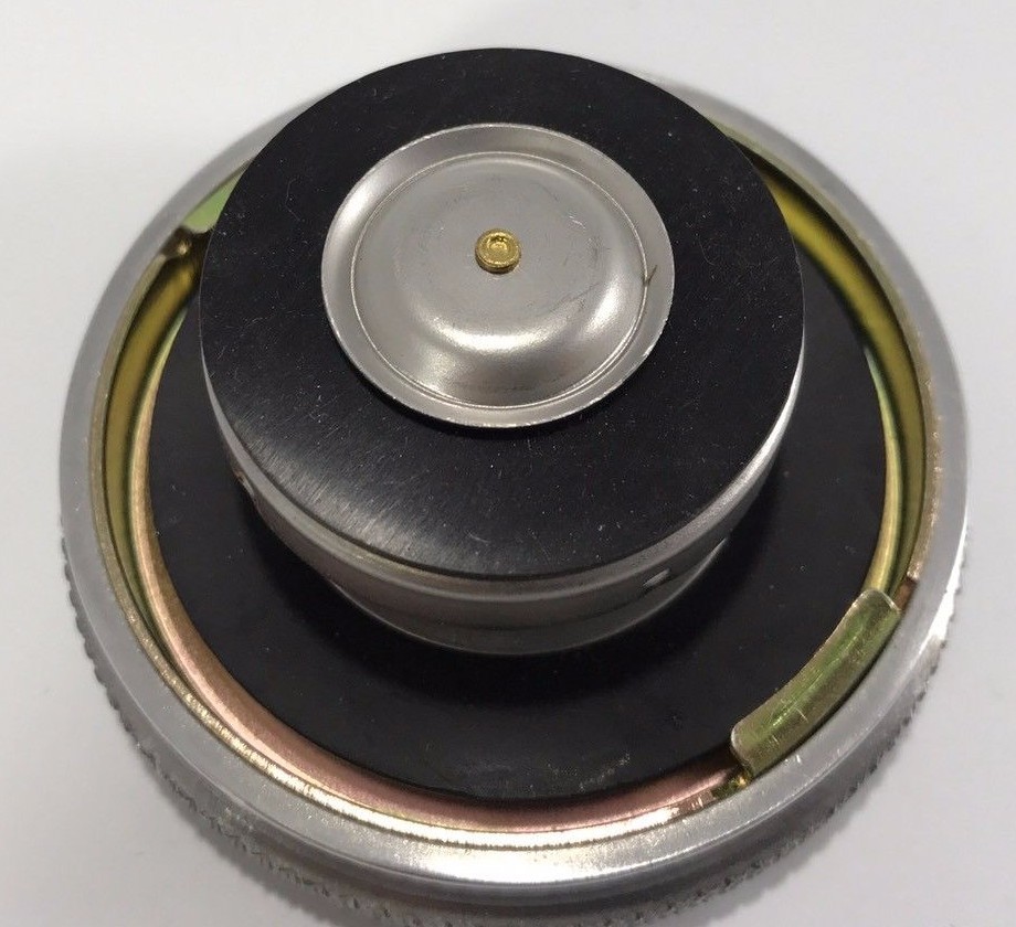 Finned Polished Cast Billet Aluminum Radiator Cap 16 Lbs Hot Rod Rat ...