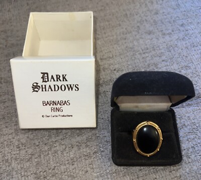 Barnabas Collins Ring Dark Shadows Adjustable Replica MPI Mint Never ...