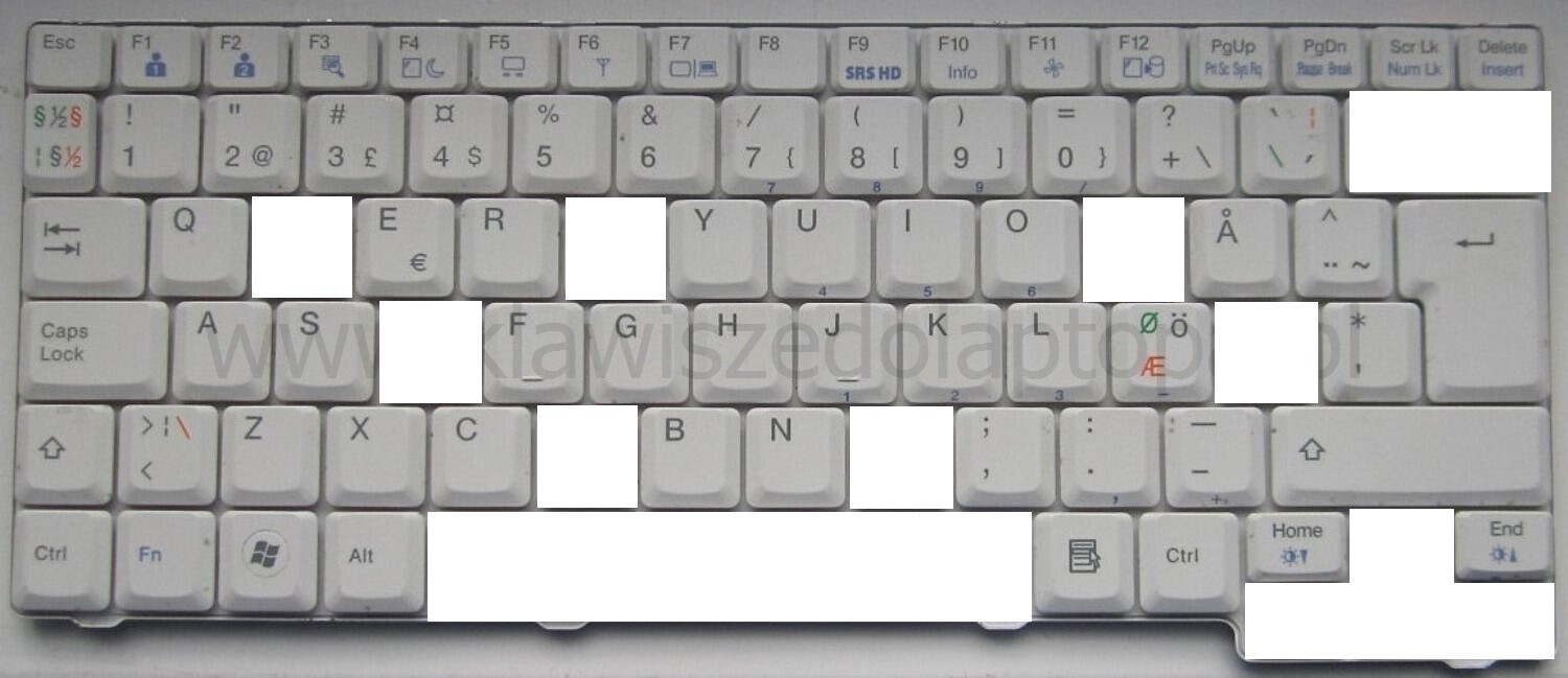 IN41 Key for keyboard LG E310 ED310 ED500 R510 Z1 R200 E200 E300 E210 ...