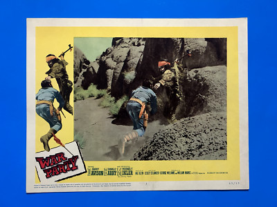 WAR PARTY 1965 ORIGINAL LOBBY CARD MICHAEL MIKLER DAVEY DAVISON WESTERN ...
