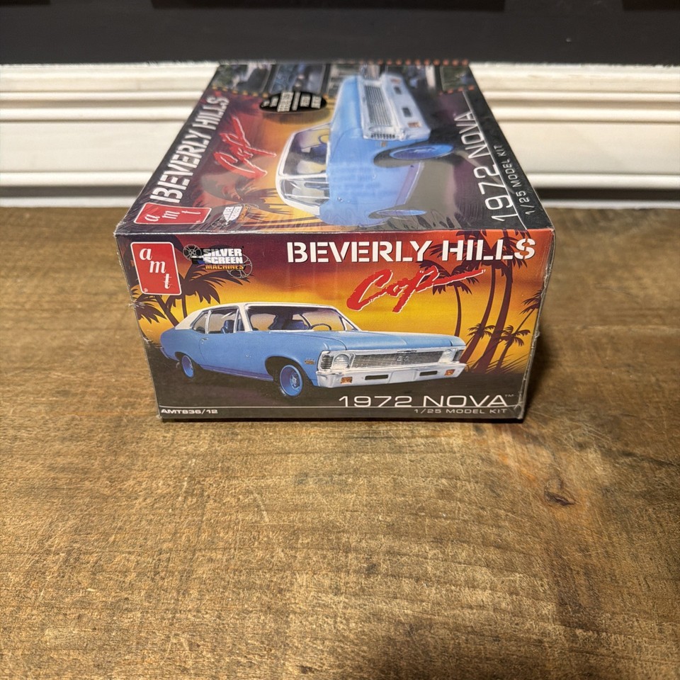 2013 AMT Round2 Beverly Hills Cop '72 Nova 1/25 Scale Model Kit AMT836 ...